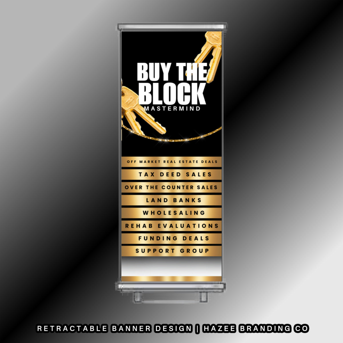 Retractable Banner – Hazee Branding Co